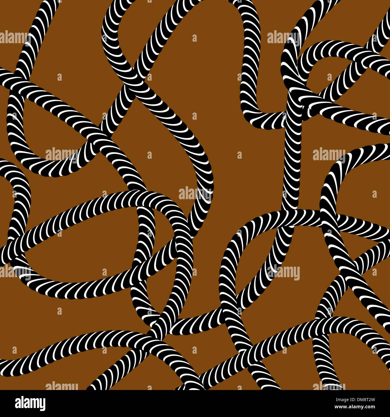 Tangled Rope Background Stock Vector Image & Art - Alamy