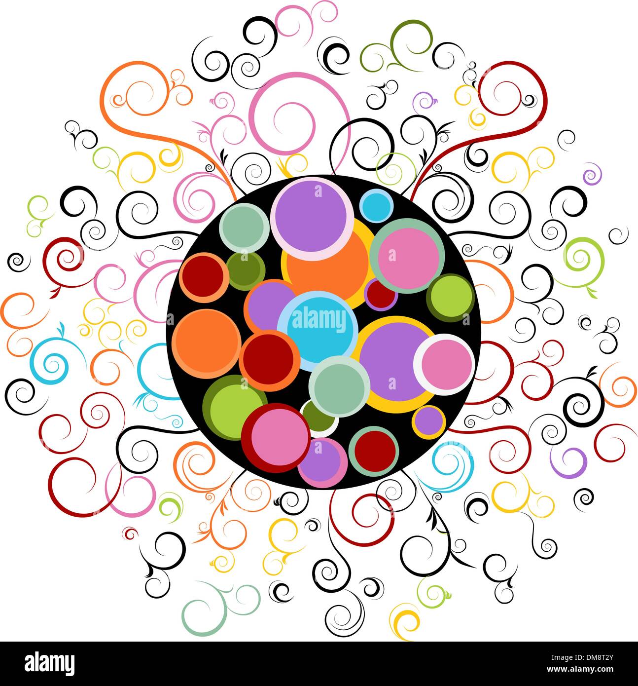 Abstract Swirl Design Element Stock Vector Image & Art - Alamy