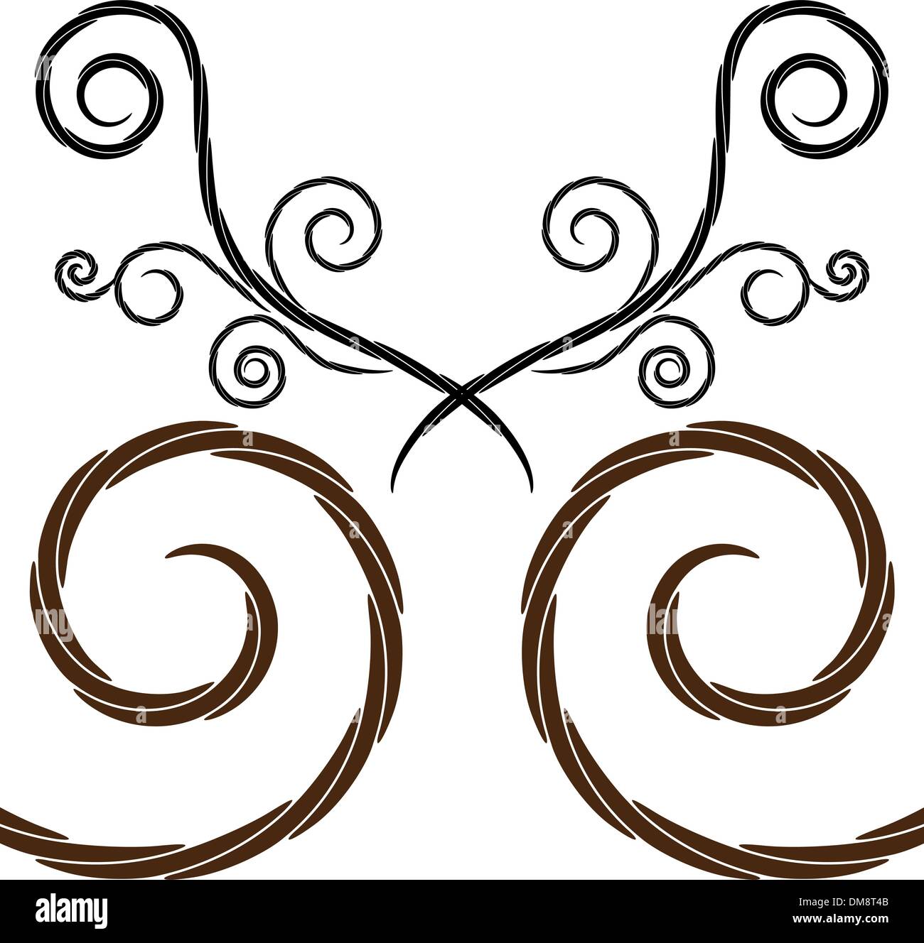 Black patterned border Stock Vector Images - Alamy