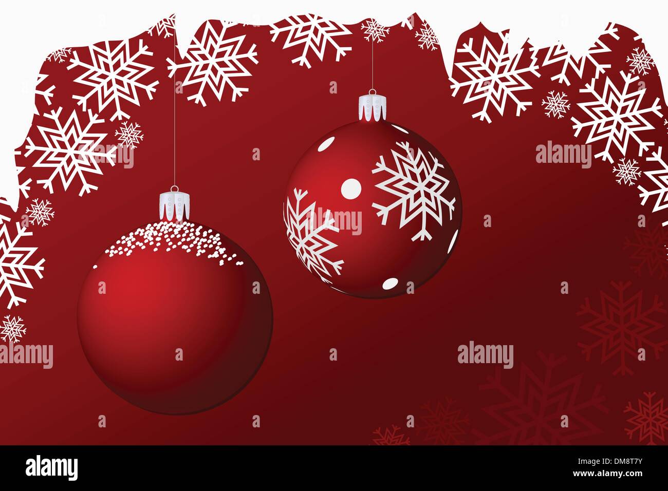 Christmas card two glass Stock Vector Images - Alamy