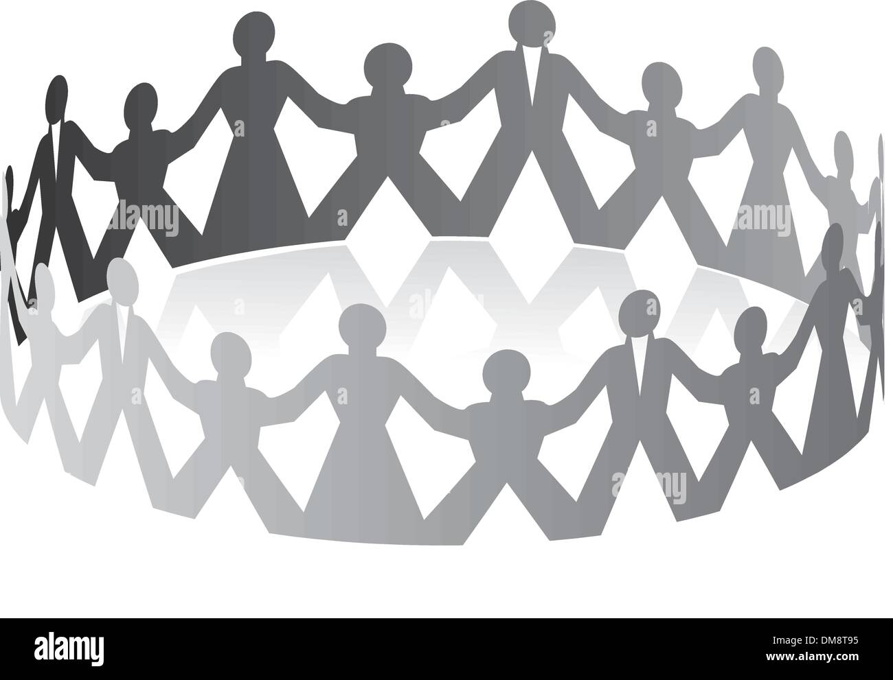 Team holding hands on Stock Vector Images - Alamy