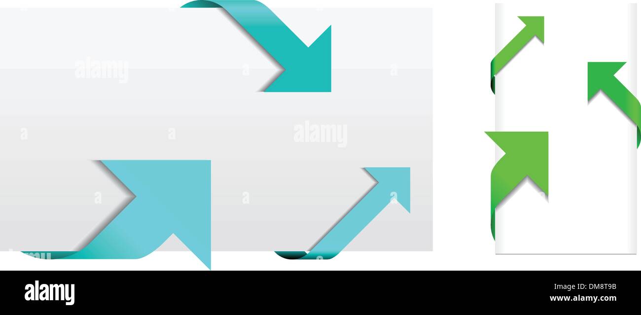 Corner arrow set Stock Vector Image & Art - Alamy