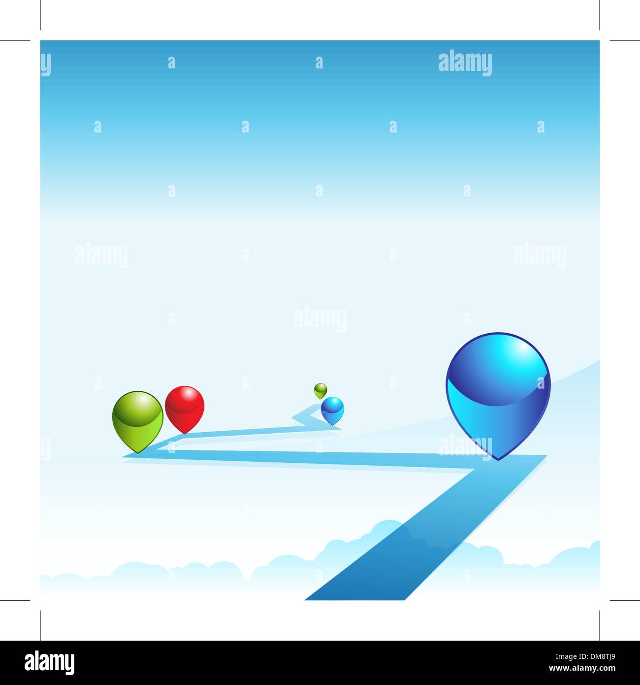 Copy space in the sky Cut Out Stock Images & Pictures - Alamy