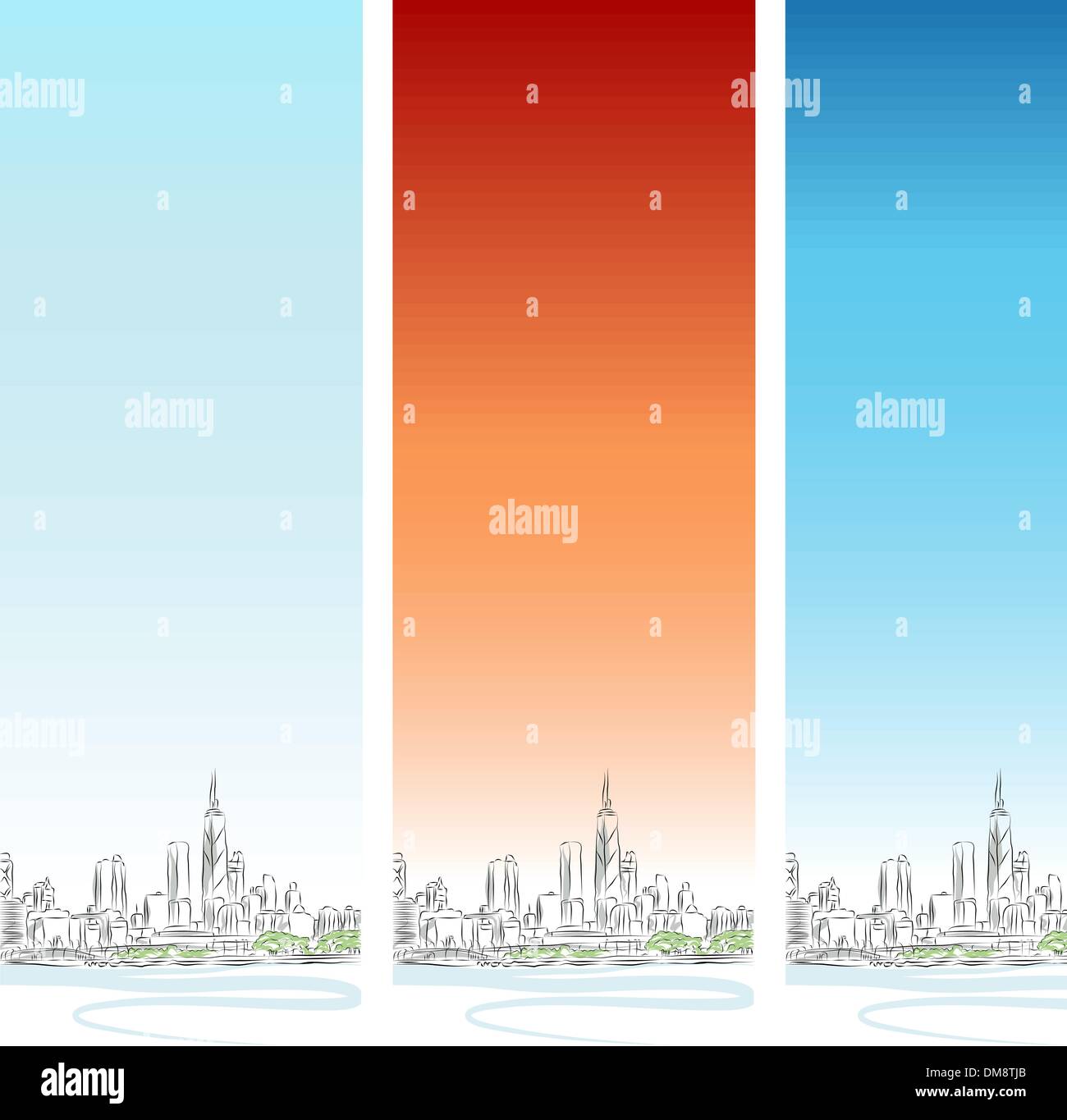 Chicago blue line Stock Vector Images - Alamy