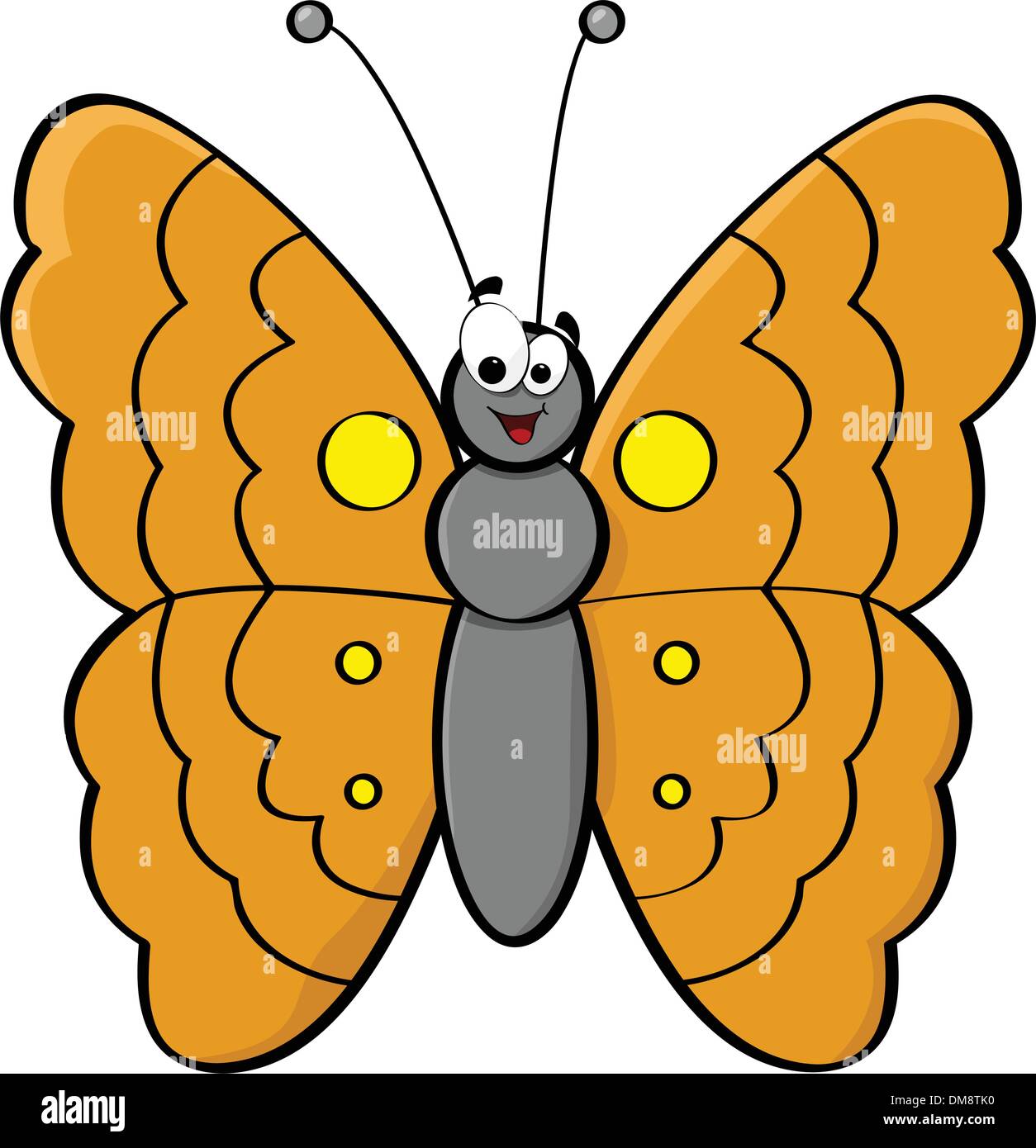 Smiling butterfly Stock Vector Images - Alamy