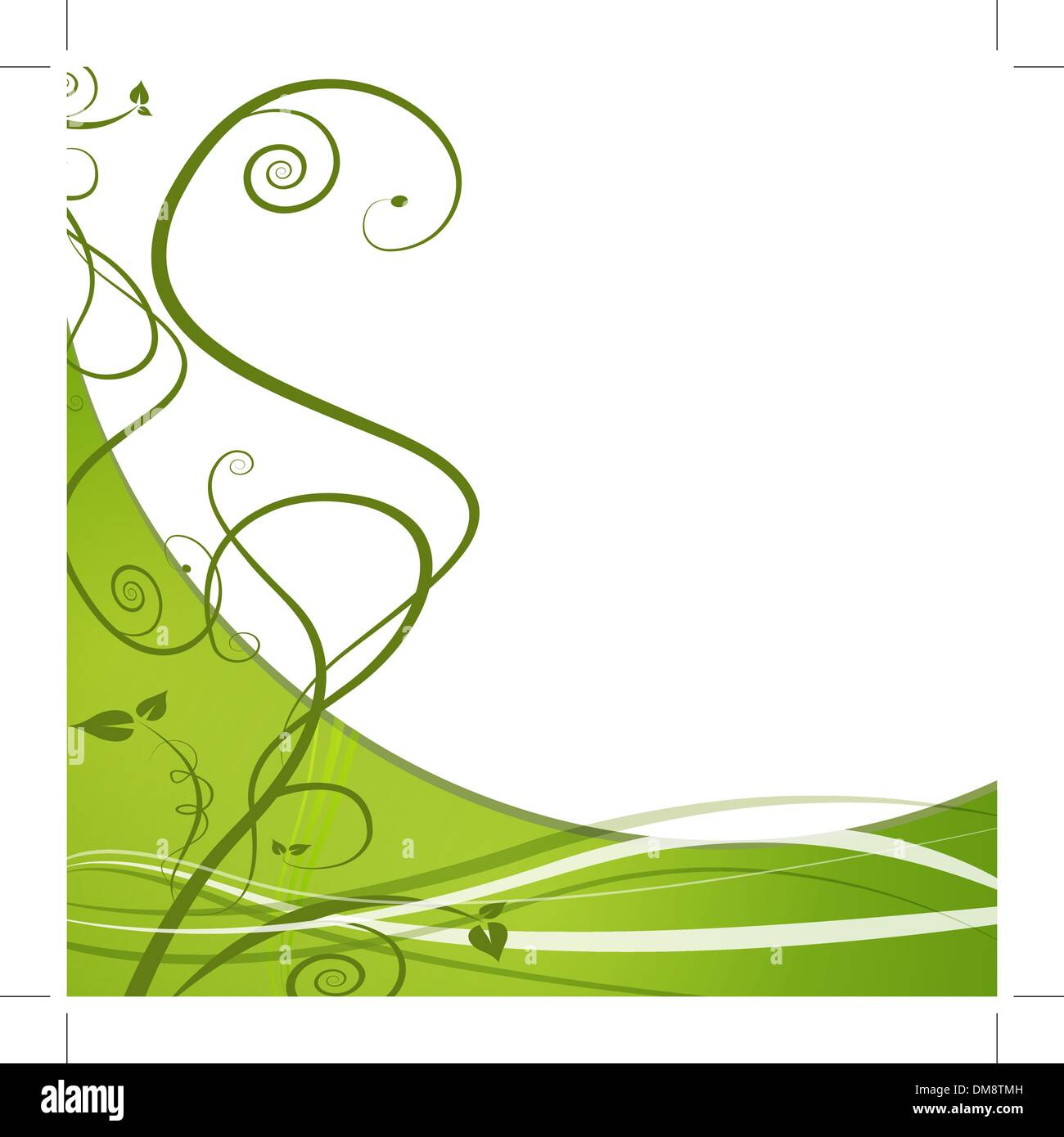 Green Leaf Nature Vine Background Stock Vector Image & Art - Alamy