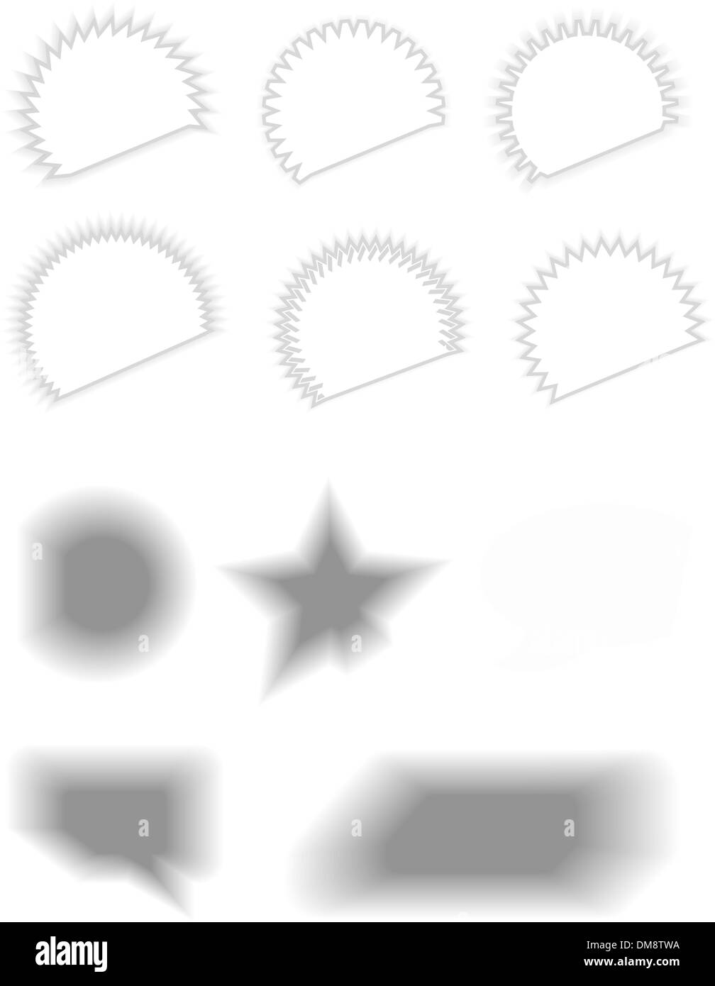 Sticker element Black and White Stock Photos & Images - Alamy