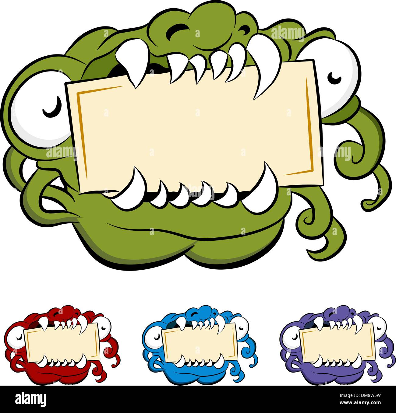 Mouth and tentacles Stock Vector Images - Alamy