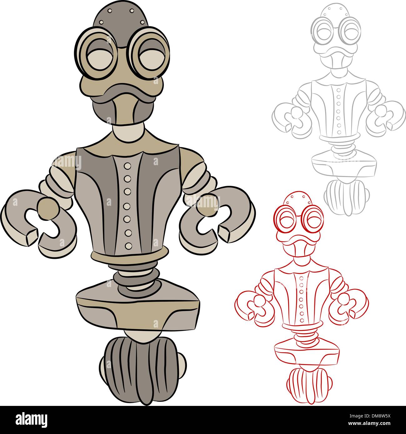 Clipart robot hi-res stock photography and images - Alamy