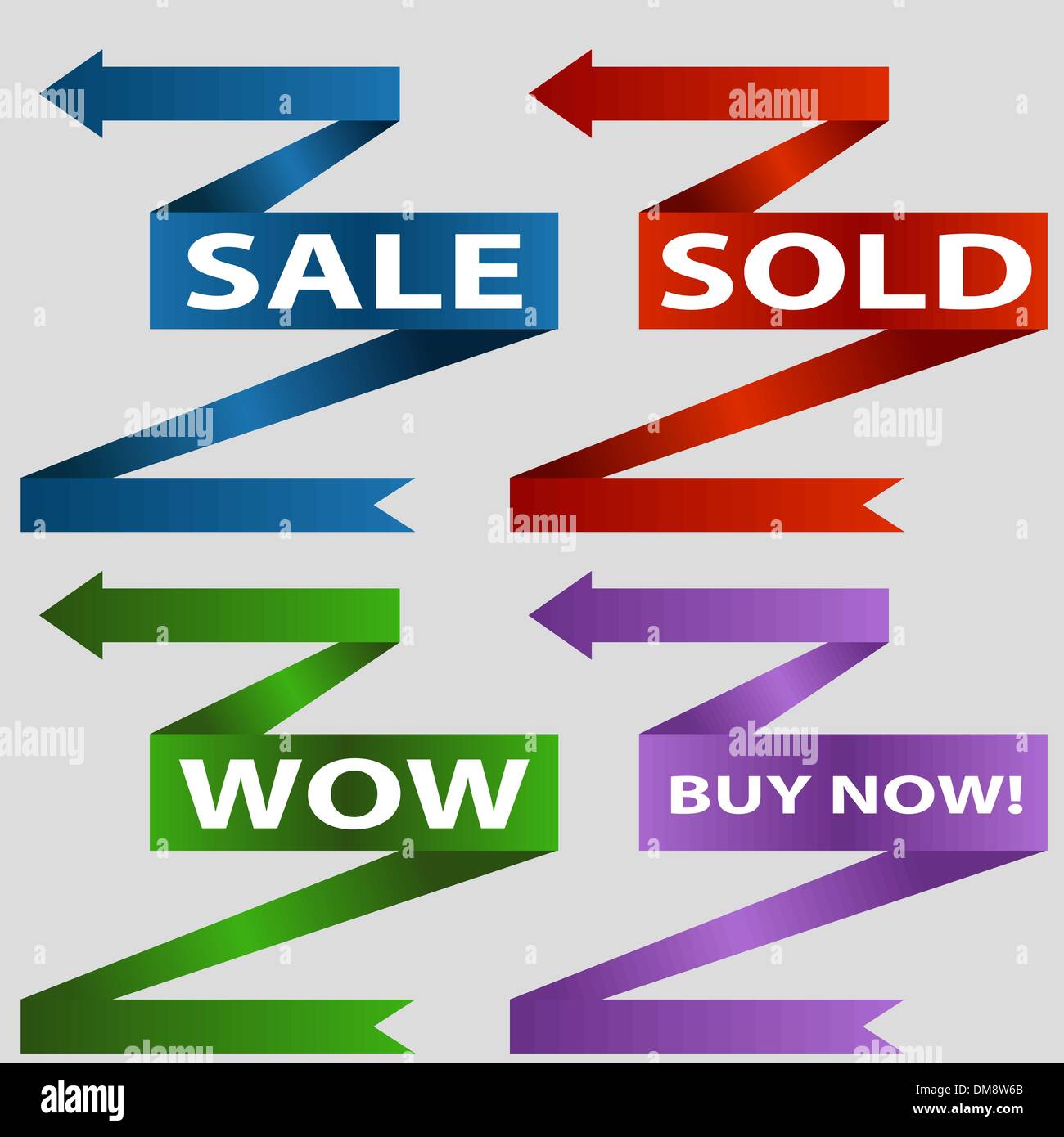 Arrow Retail Icon Set Stock Vector Image & Art - Alamy