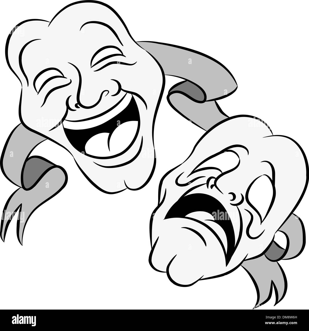 Laughing crying masks hi-res stock photography and images - Alamy
