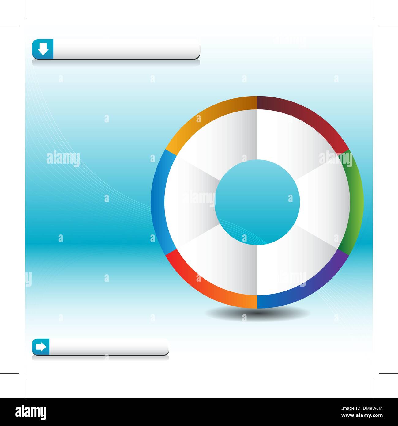 Process Wheel Wave Chart Stock Vector Image & Art - Alamy
