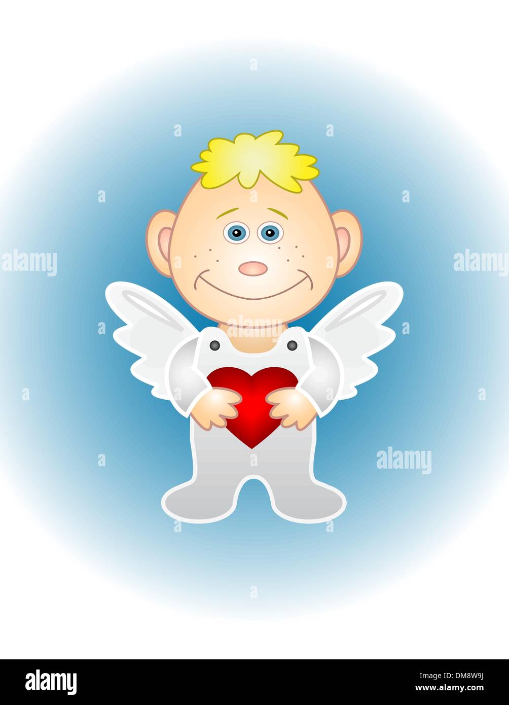 Red heart in family Stock Vector Images - Alamy