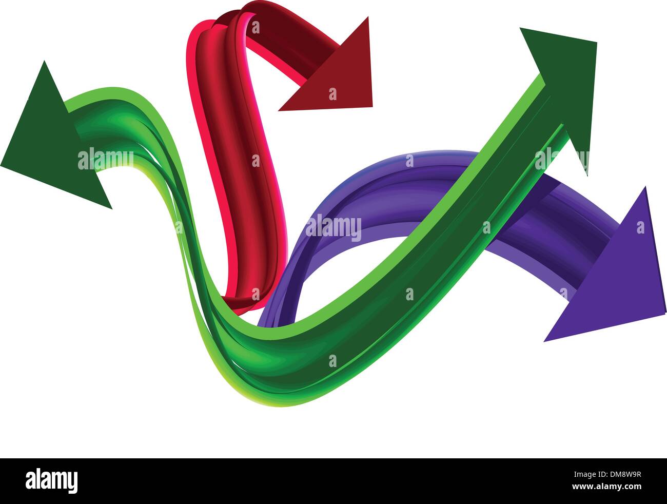 Arrow pointer isolated on Stock Vector Images - Alamy