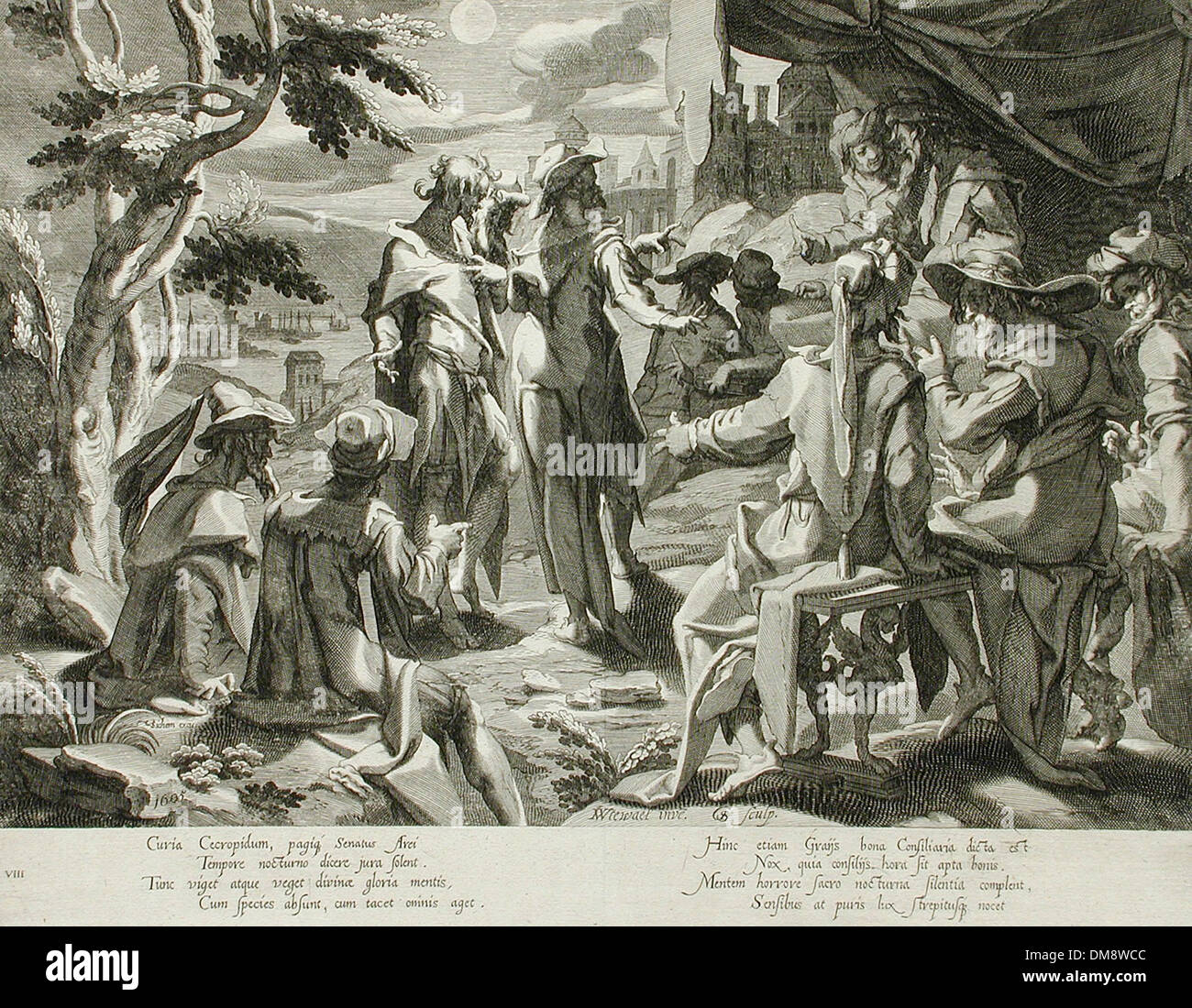 ‘The Areopagite Judges of Athens’ is an ancient artwork housed in the ...