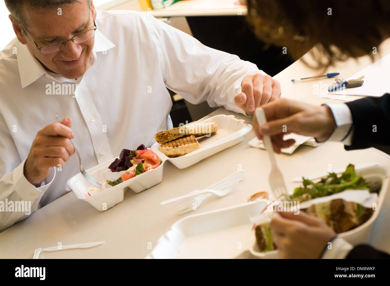 Office lunch hi-res stock photography and images - Alamy