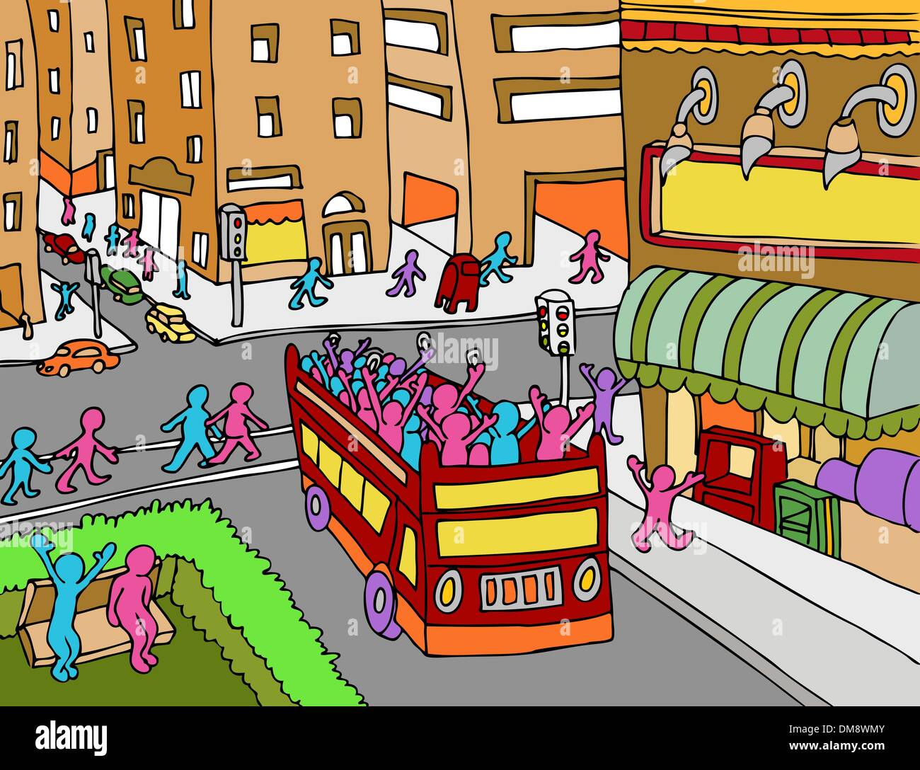 Buildings in development on Stock Vector Images - Alamy