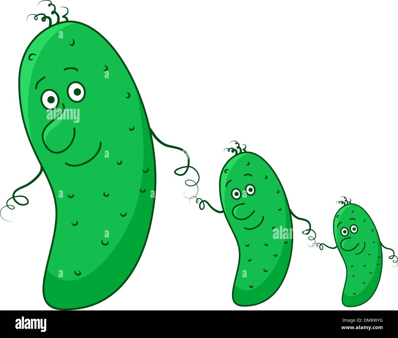 The family of two children Stock Vector Images - Alamy