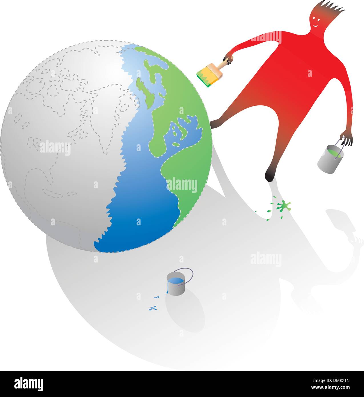 Color the world Stock Vector Image & Art - Alamy