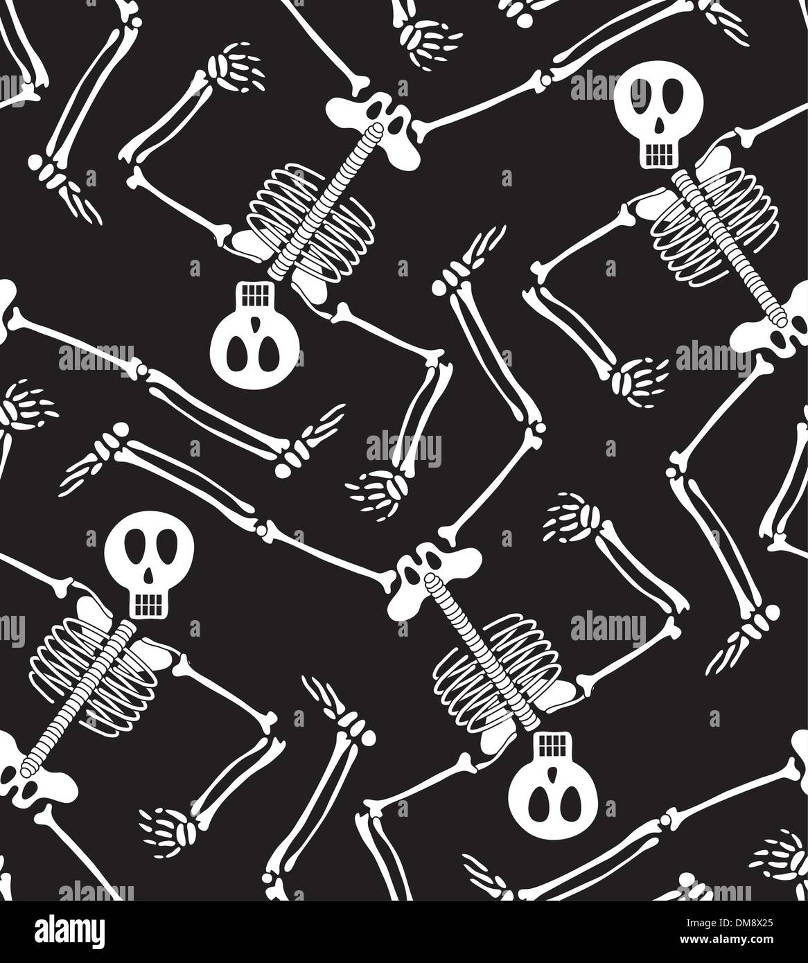 Skeleton pattern hi-res stock photography and images - Alamy