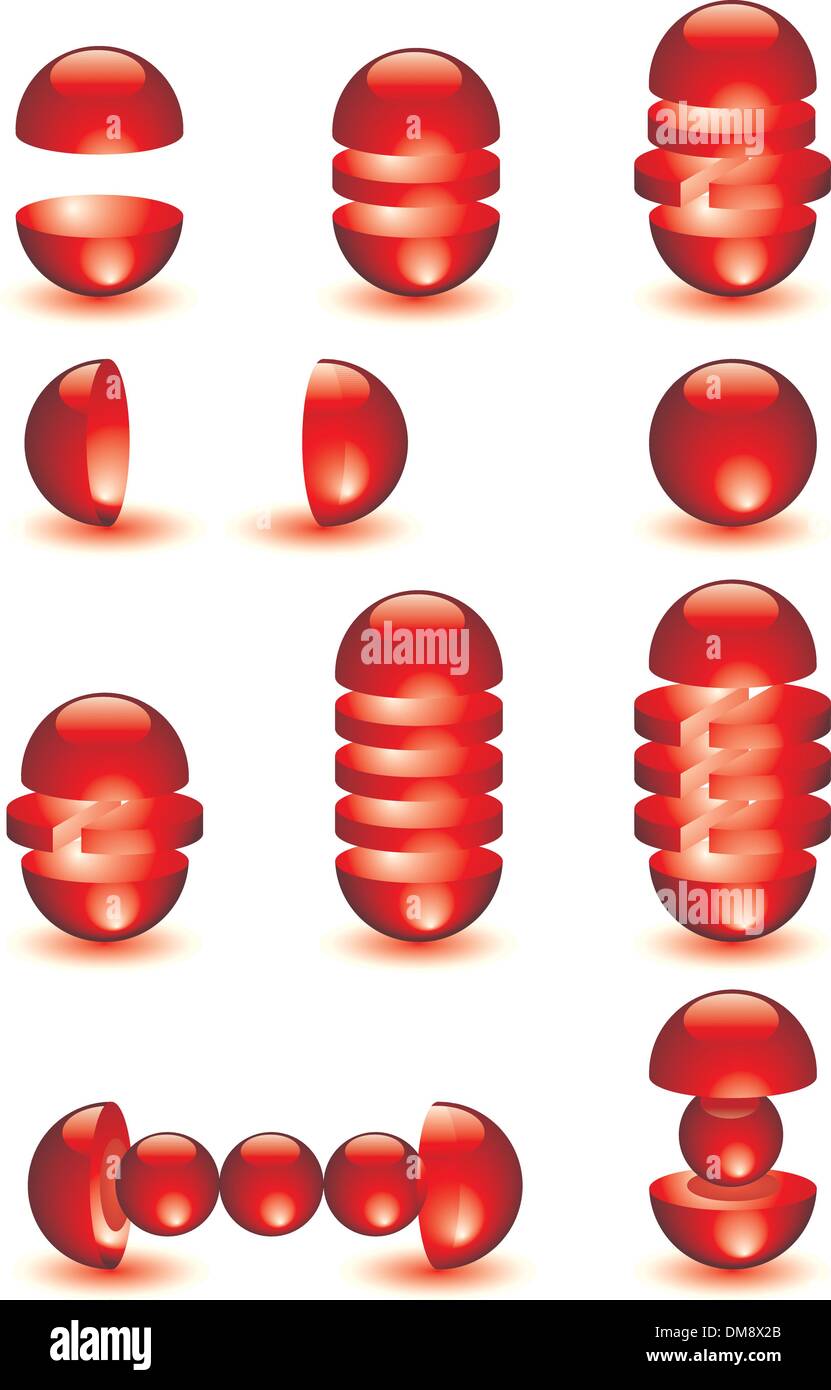 Glass hemisphere Stock Vector Images - Alamy