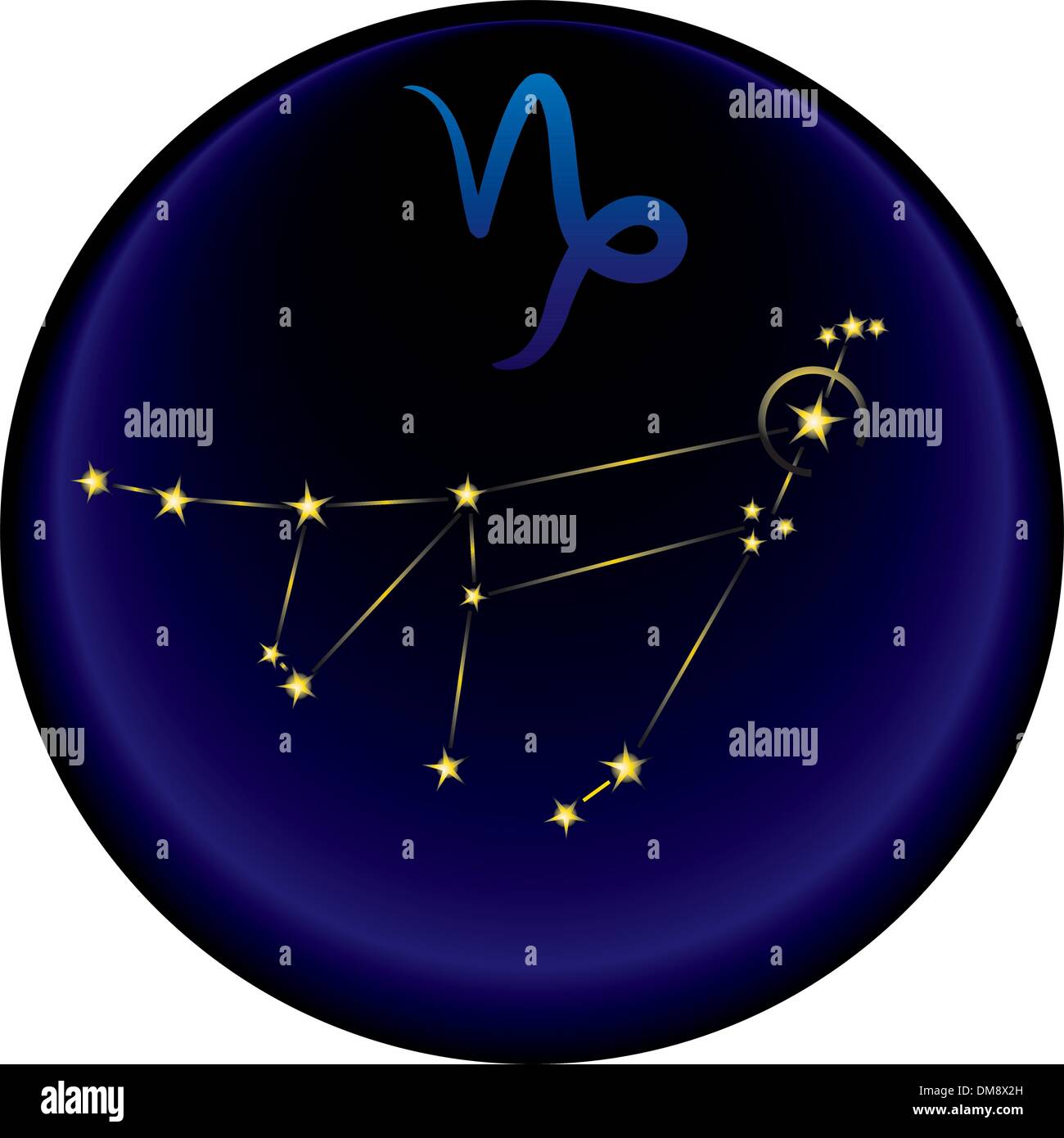 Zodiac Capricorn Sign Stock Vector Image & Art - Alamy