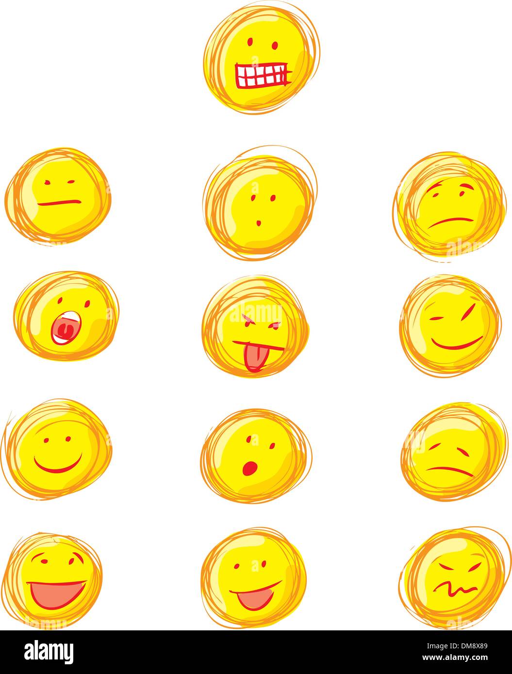 Smilies vectors hi-res stock photography and images - Alamy