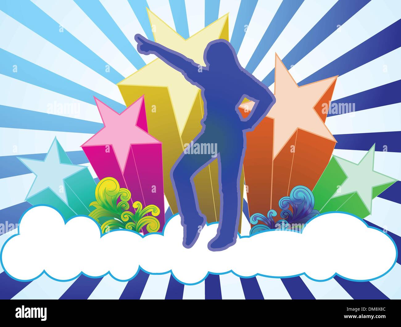 Sky dancing Stock Vector Images - Alamy