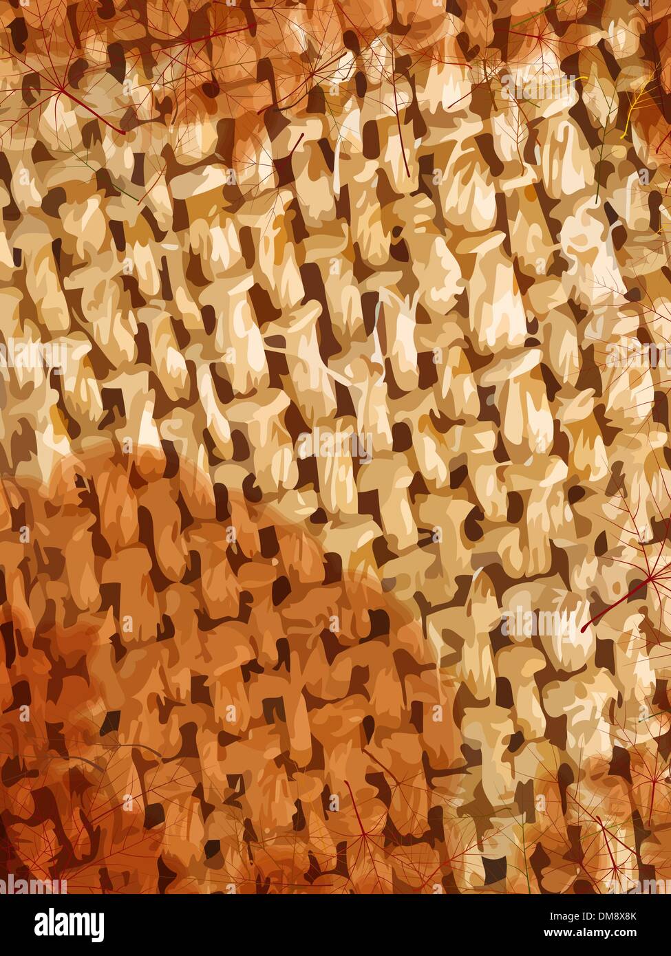 Background plant fallen leaves Stock Vector Images - Alamy