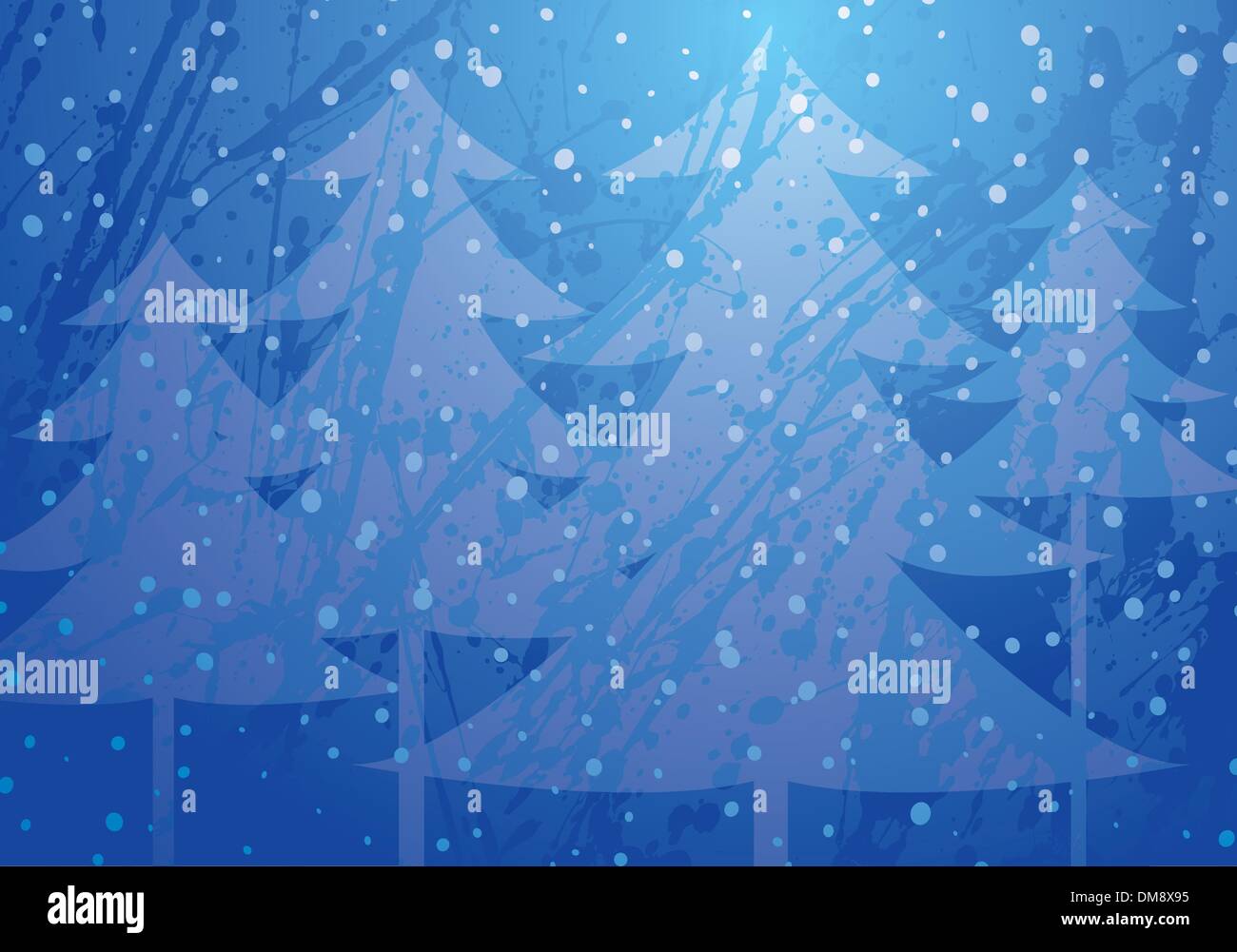 Christmas Trees splatter background Stock Vector Image & Art - Alamy