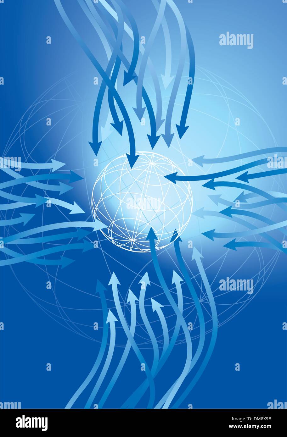 To flow forward Stock Vector Images - Alamy