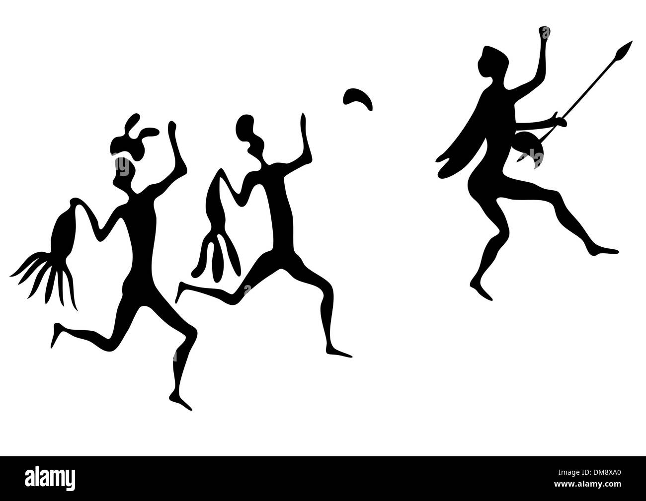 primitive art - various figures - vector Stock Vector Image & Art - Alamy