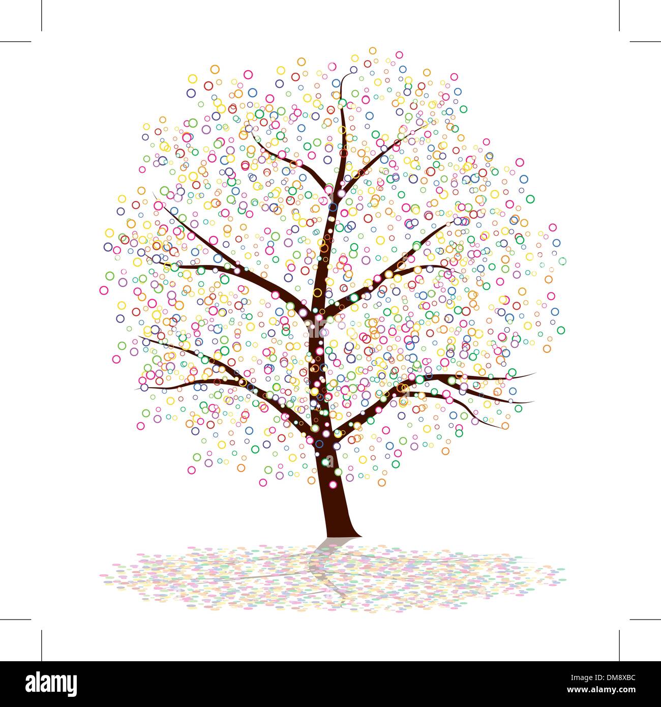 Artsy tree Stock Vector Images - Alamy