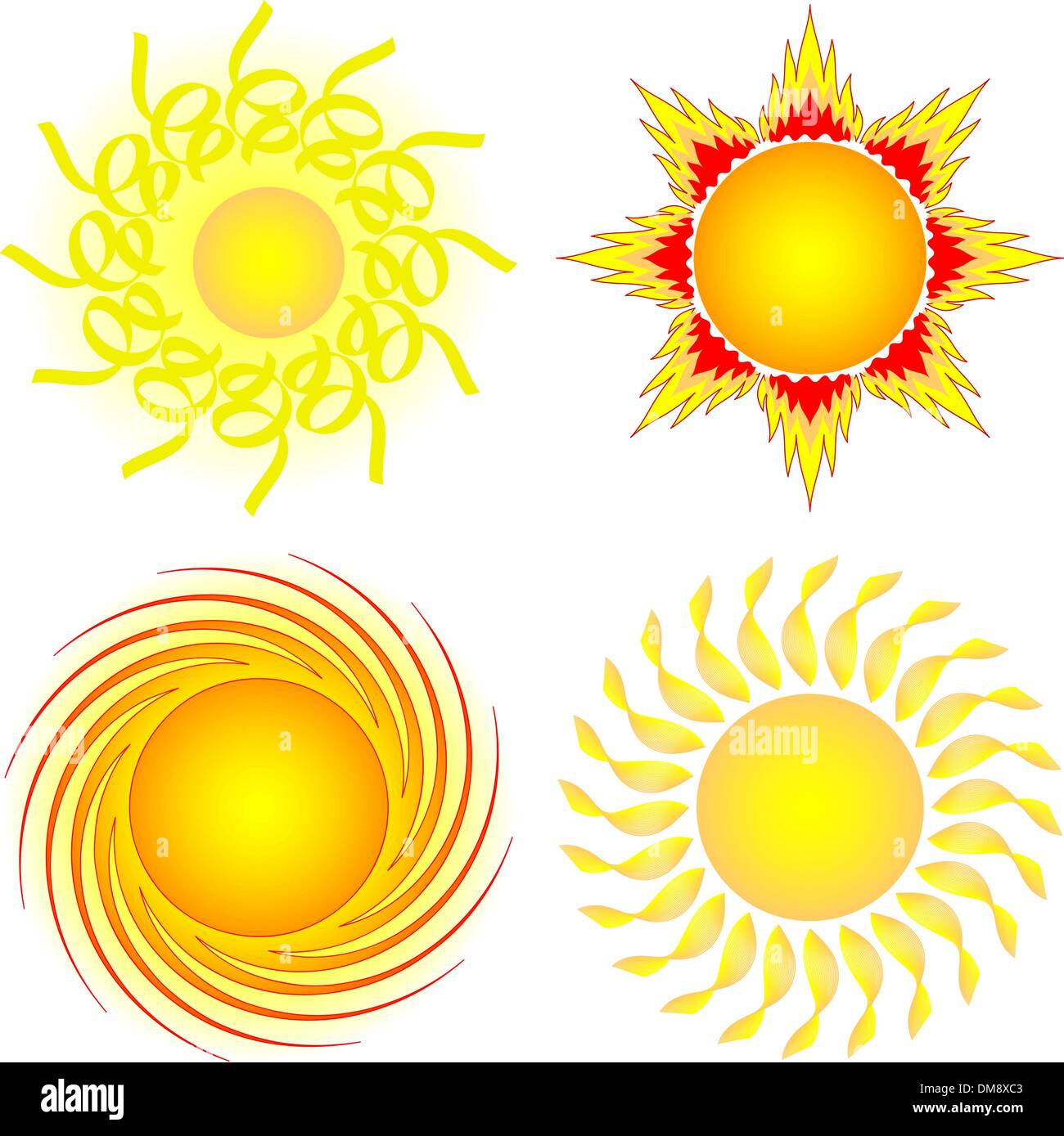 Sunny summery Stock Vector Images - Alamy