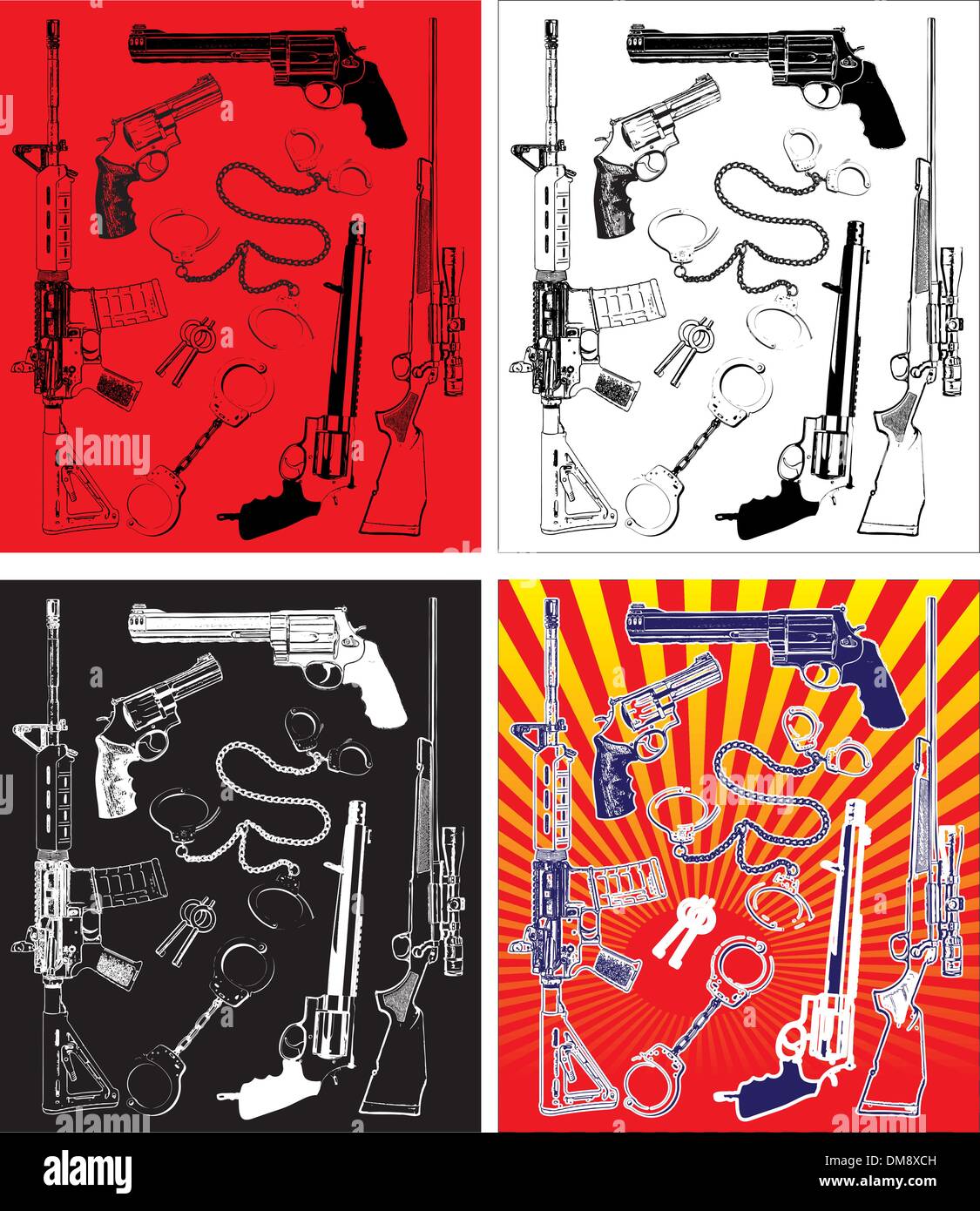 Gun collection hi-res stock photography and images - Alamy