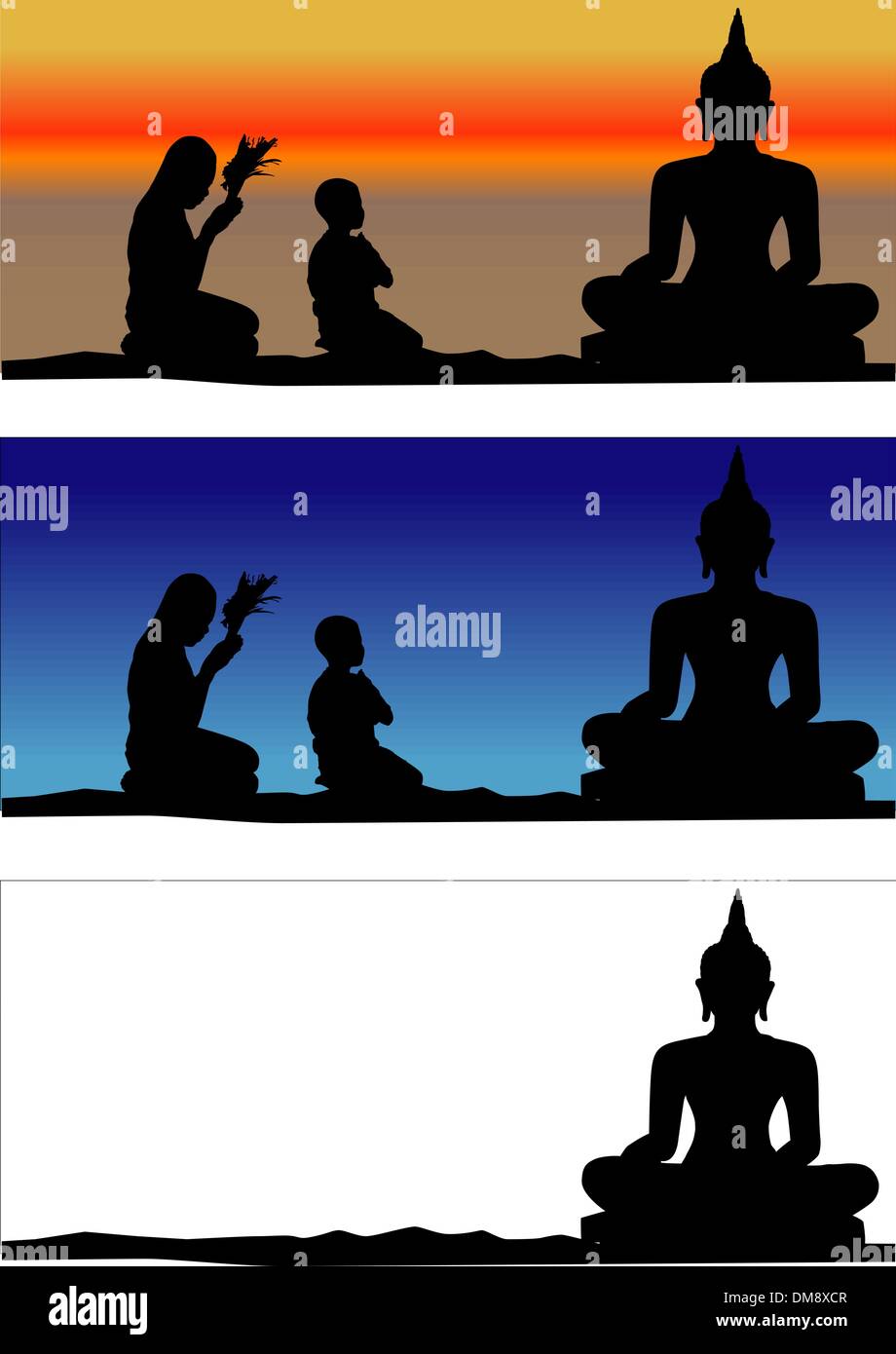 Statue of buddha vectors hi-res stock photography and images - Alamy