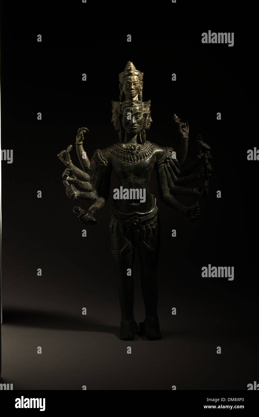 This ancient artwork depicting the Hindu God Shiva highlights the ...