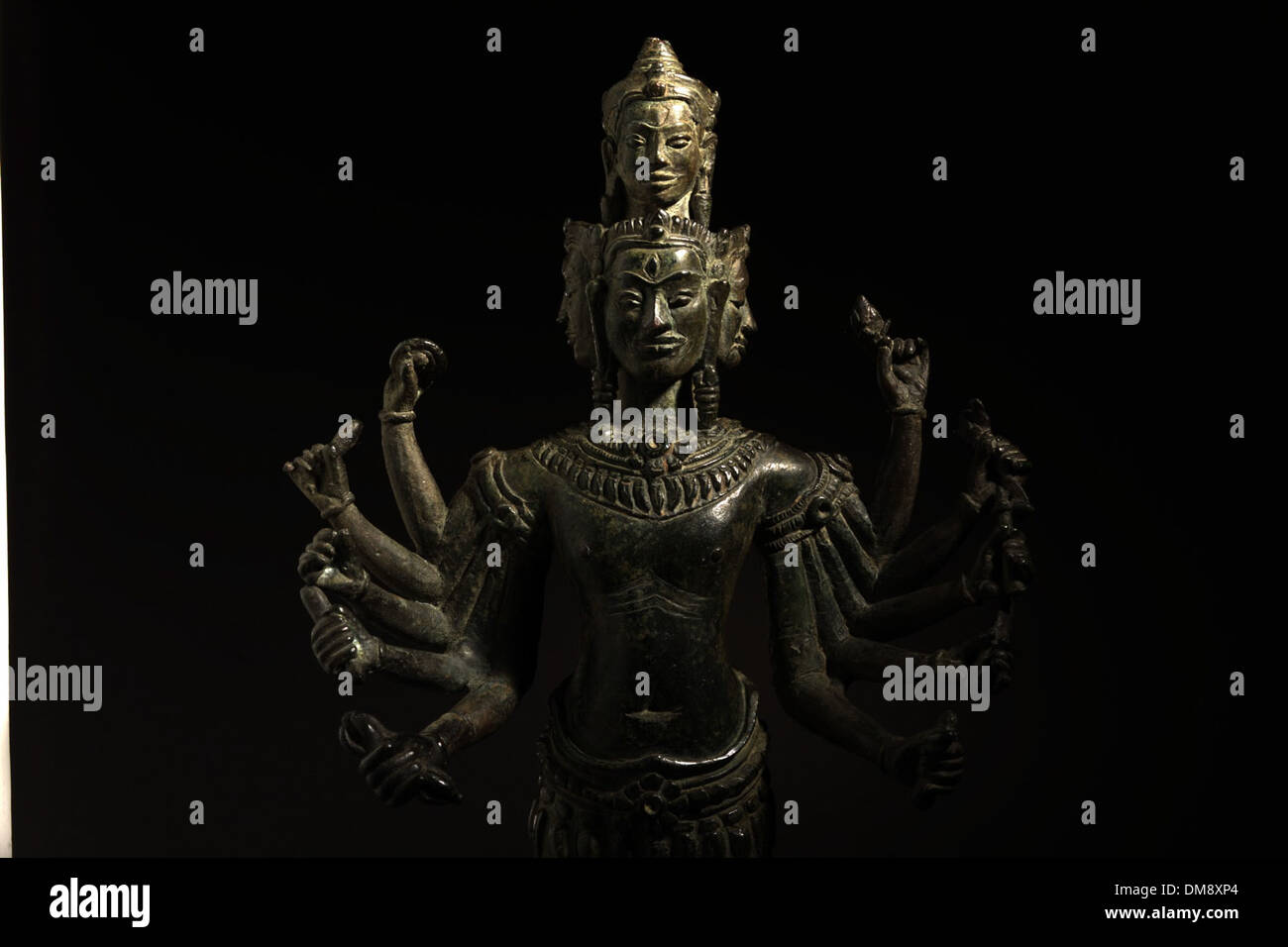 This artwork portrays the Hindu god Shiva, an important deity in ...