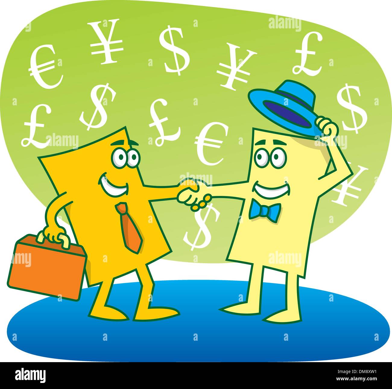 Business cards closing the deal Stock Vector Image & Art - Alamy