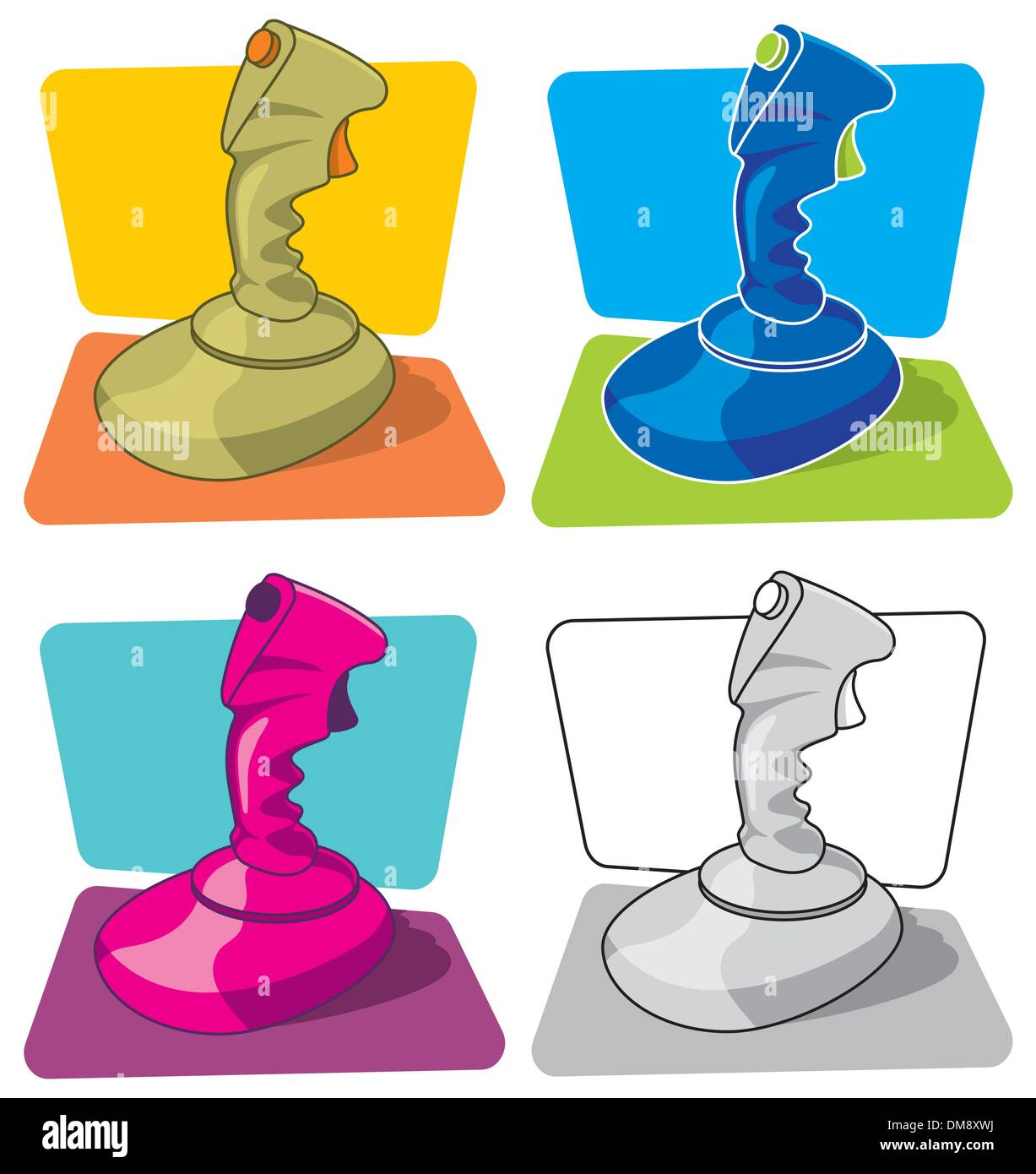 Joystick vector vectors hi-res stock photography and images - Alamy