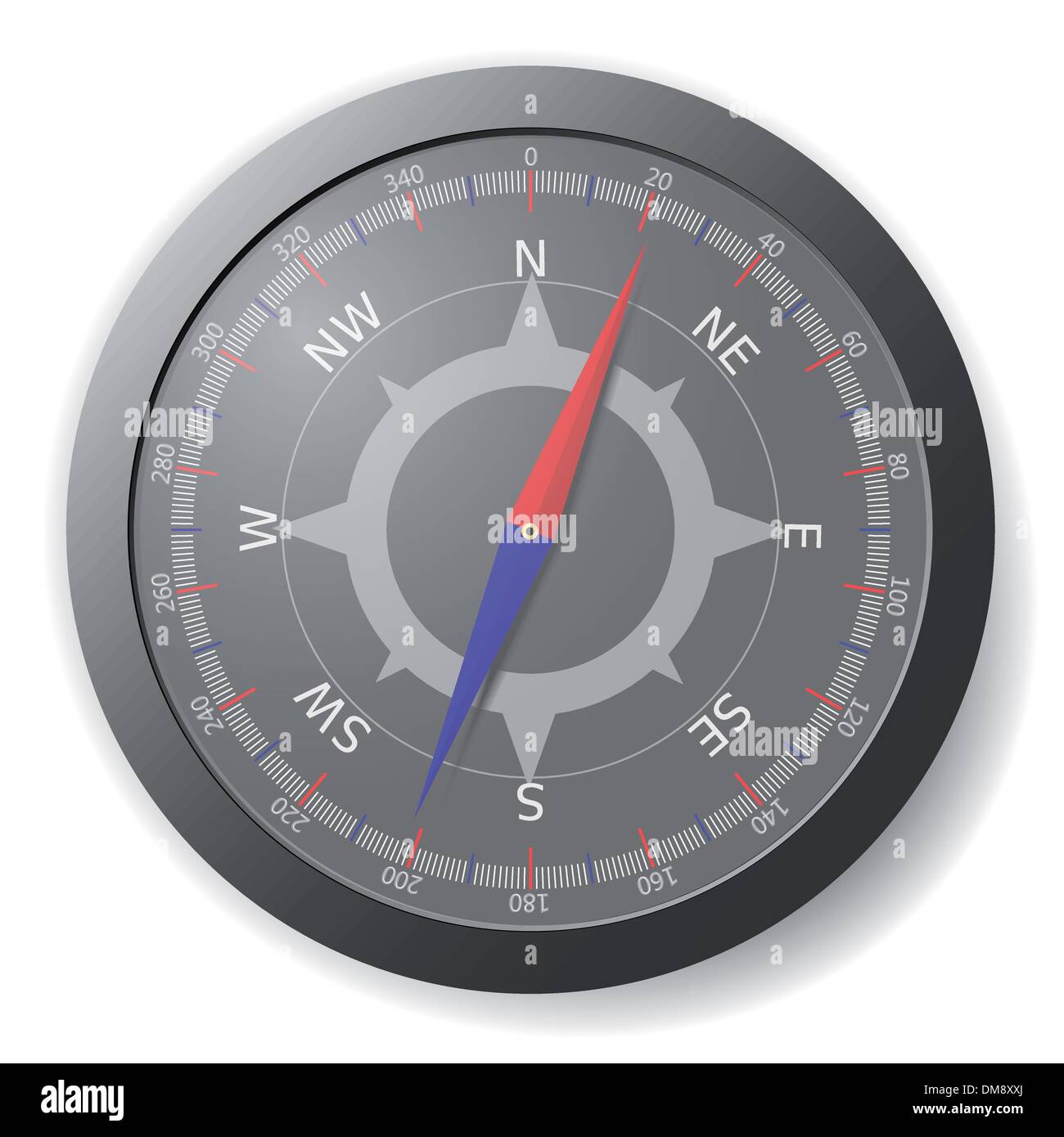 Compass needle Stock Vector Images - Alamy