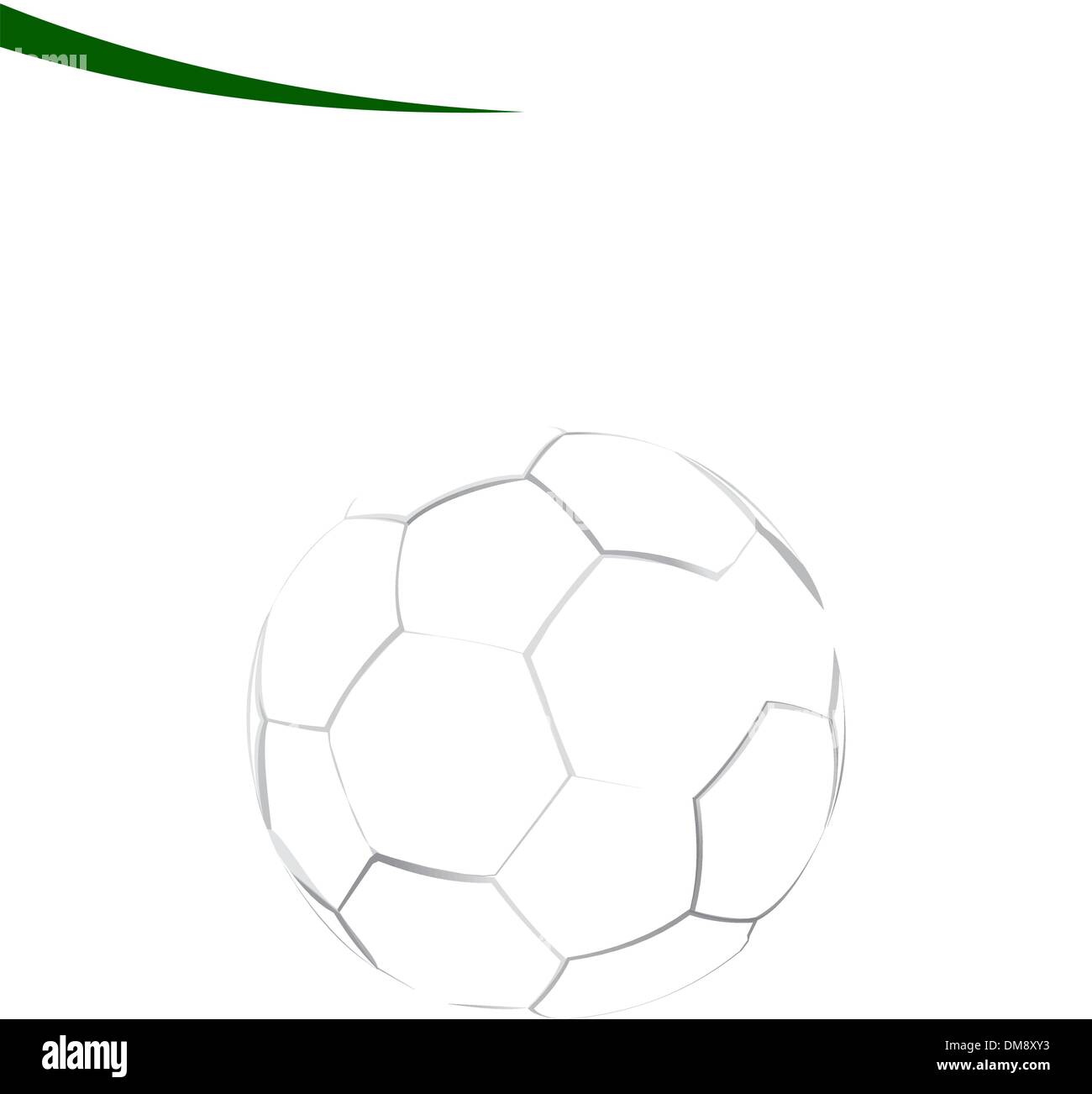 Football poster with soccer ball. EPS 8 Stock Vector Image & Art - Alamy