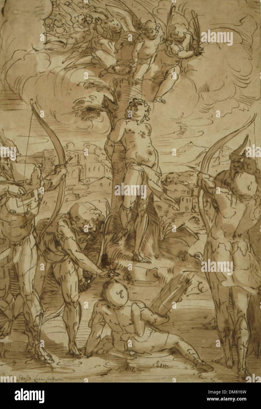 The Martyrdom of Saint Sebastian is a classic example of religious art ...