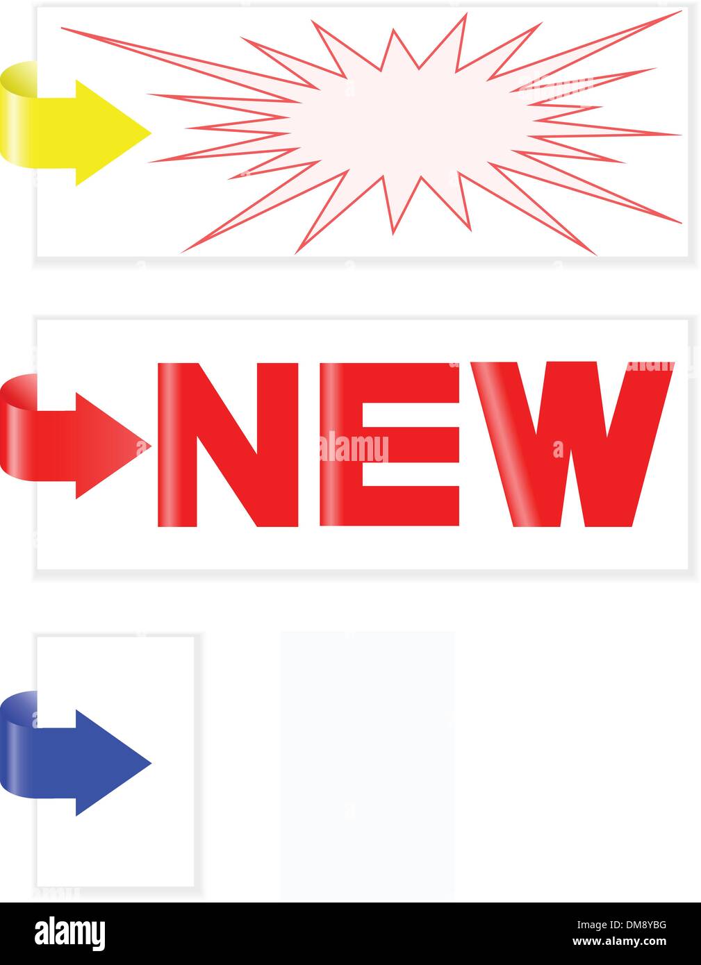 Green red arrow pointing Stock Vector Images - Alamy