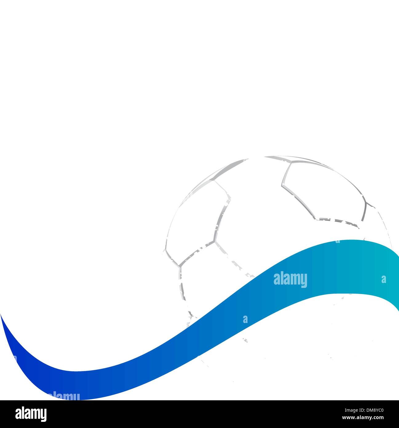 Football poster blue light burst. EPS 8 Stock Vector Image & Art - Alamy