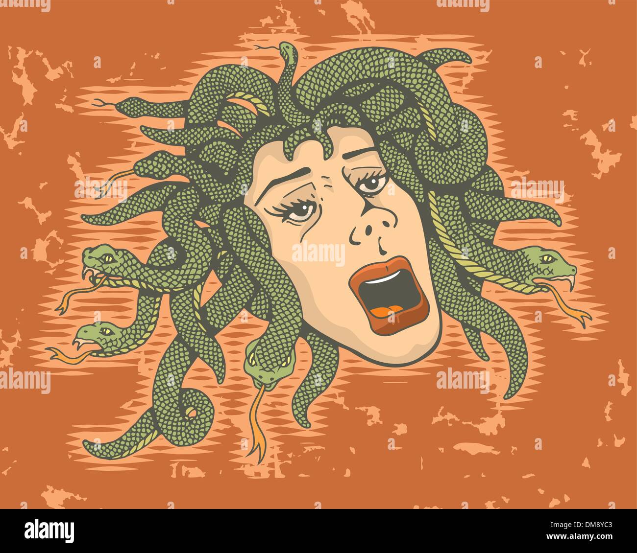Greek medusa Stock Vector Images - Alamy