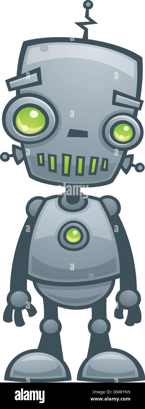 Friendly robot illustration vector vectors hi-res stock photography and ...