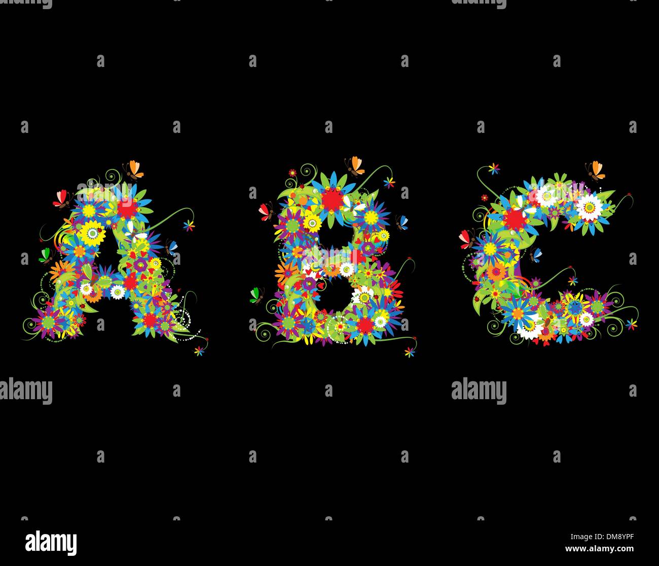 Alfabet Stock Vector Images - Alamy