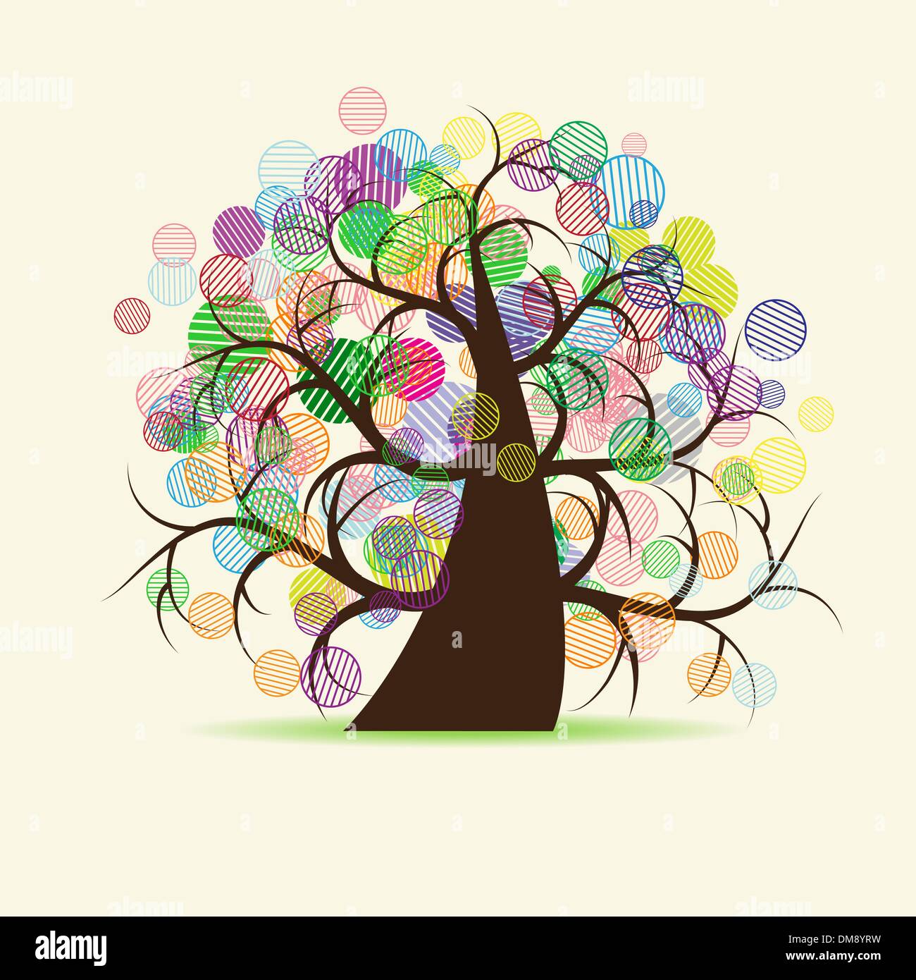 Art tree fantasy Stock Vector Image & Art - Alamy