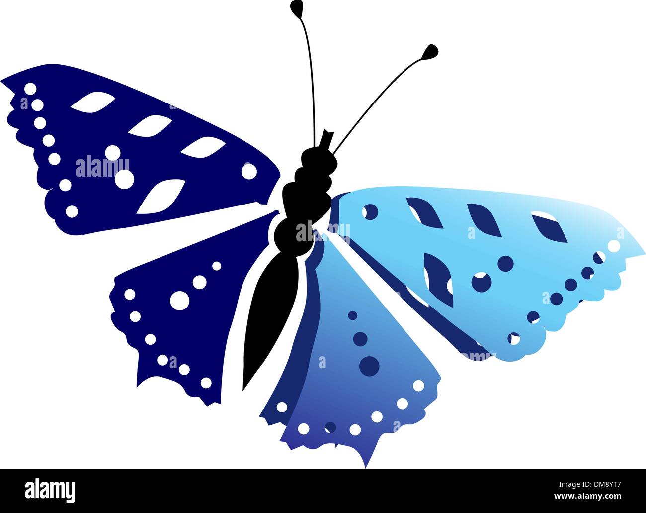 Butterfly head Stock Vector Images - Alamy